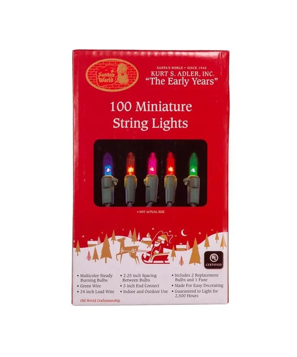 Kurt S. Adler 82514 - LED Micro Christmas Light String Set | LightBulbs.com