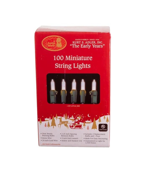 Kurt S. Adler 82653 - LED Micro Christmas Light String Set | LightBulbs.com