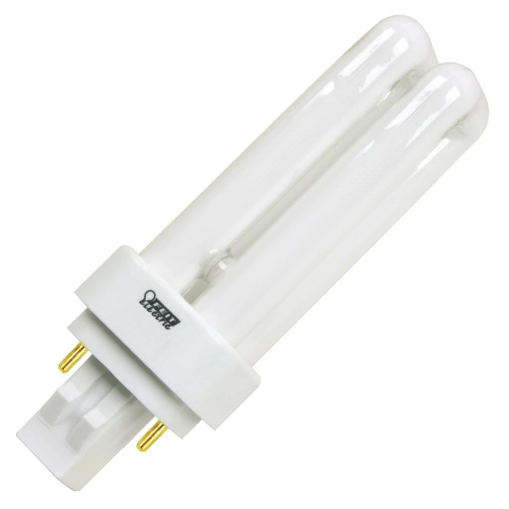Feit Electric 01432 - Double Tube (2 Pin Base) Compact Fluorescent Light Bulb | LightBulbs.com