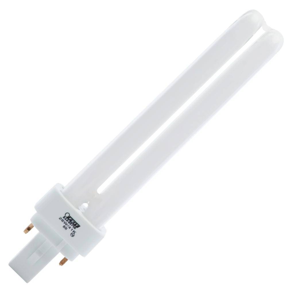 Feit Electric 80794 - Double Tube (2 Pin Base) Compact Fluorescent Light Bulb | LightBulbs.com