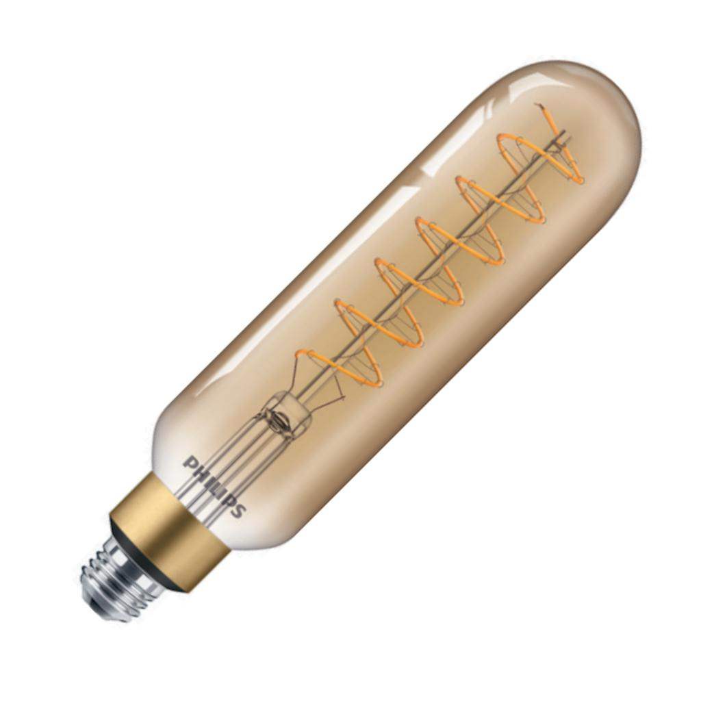 Philips 536284 - Tubular Style Antique Filament LED Light Bulb ...