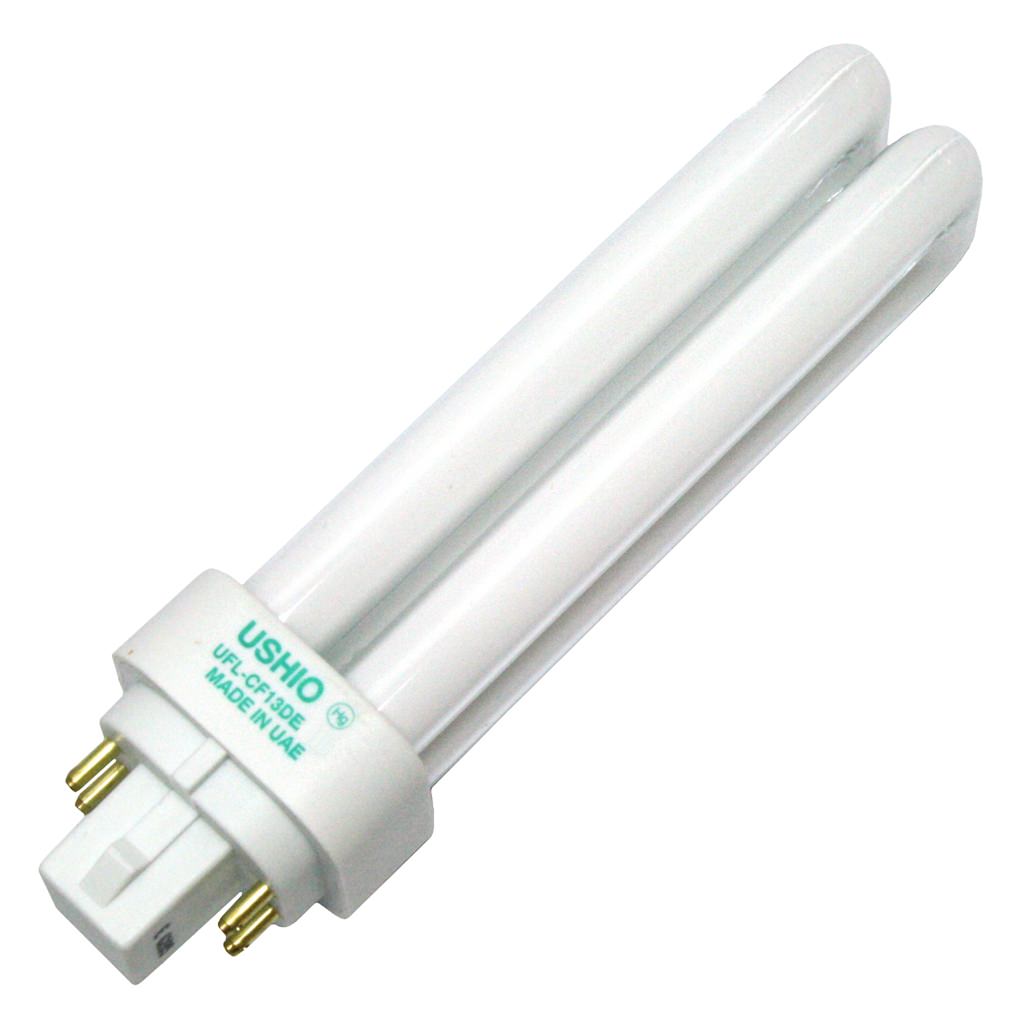 Ushio 3000160 - Double Tube (4-Pin Base) Compact Fluorescent Light Bulb | LightBulbs.com