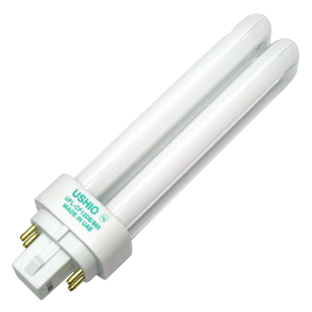 Ushio 3000235 - Double Tube (4-Pin Base) Compact Fluorescent Light Bulb | LightBulbs.com