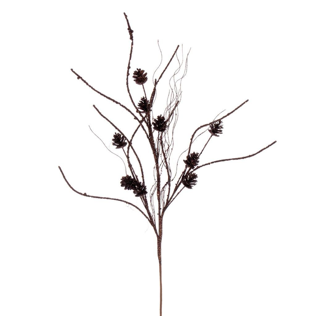 Vickerman 699218 - Brown Colored Christmas Pick / Spray | LightBulbs.com